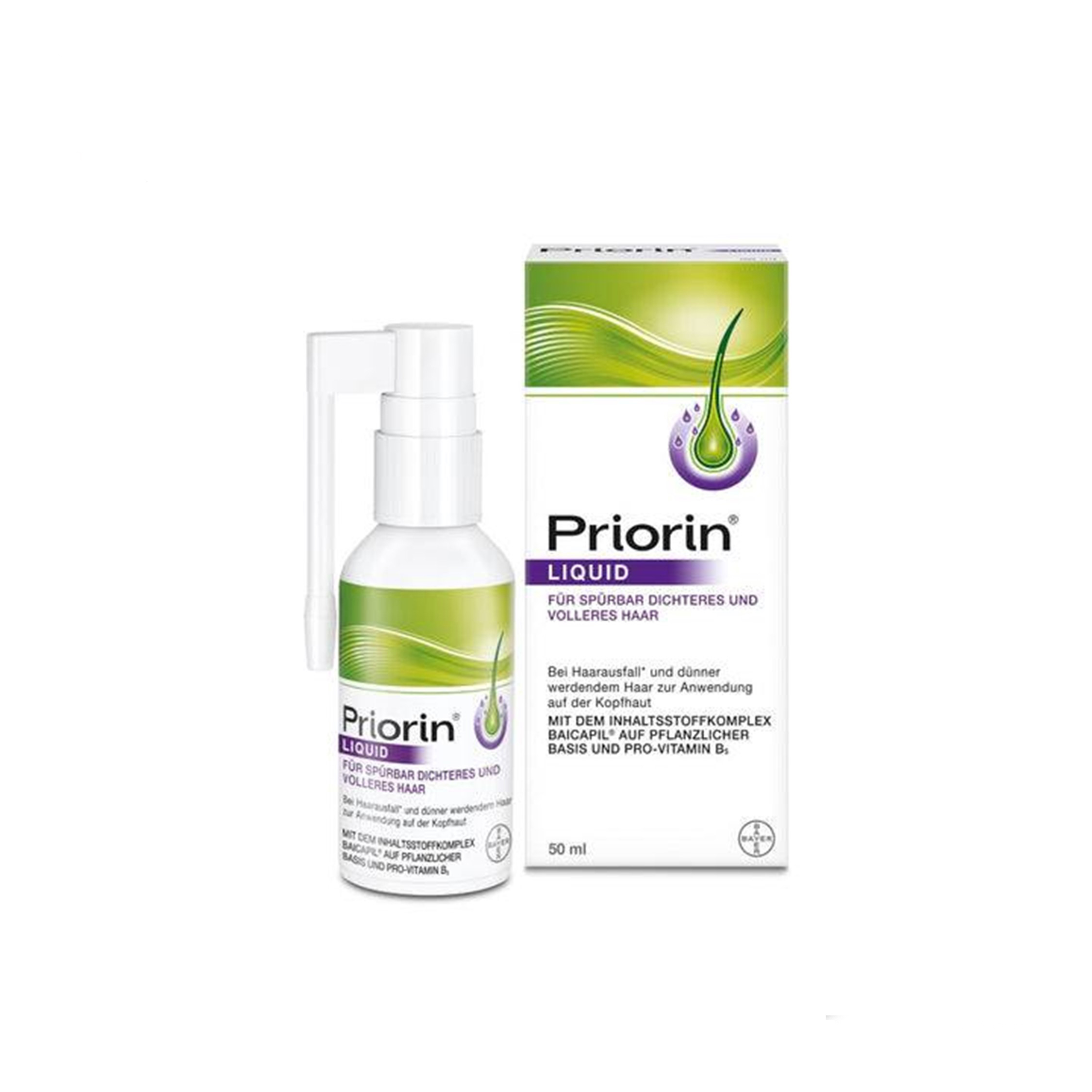 اسپری ضد ریزش مو لیکوئید پریورین – گالری برند